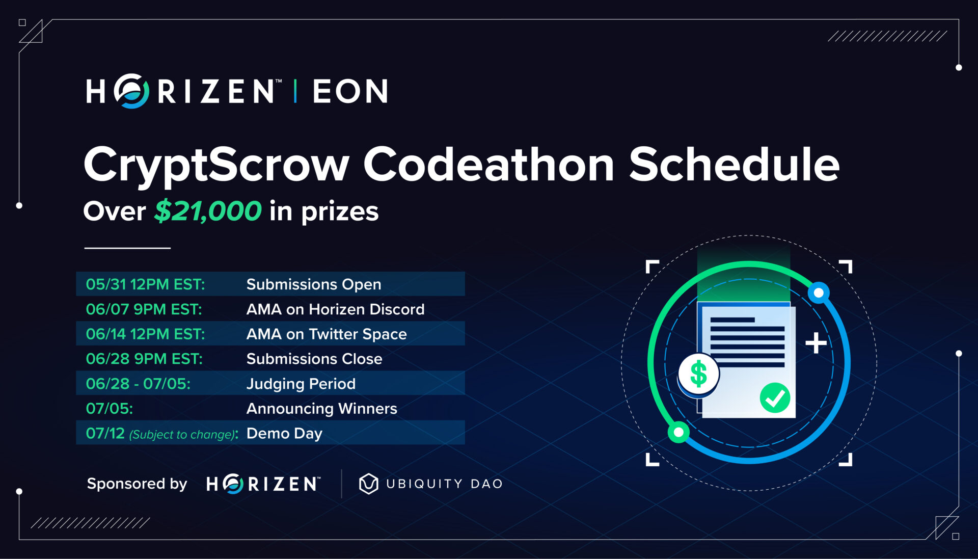 CryptScrow Codeathon is LIVE: Revolutionizing Escrow Transactions! - Horizen Blog